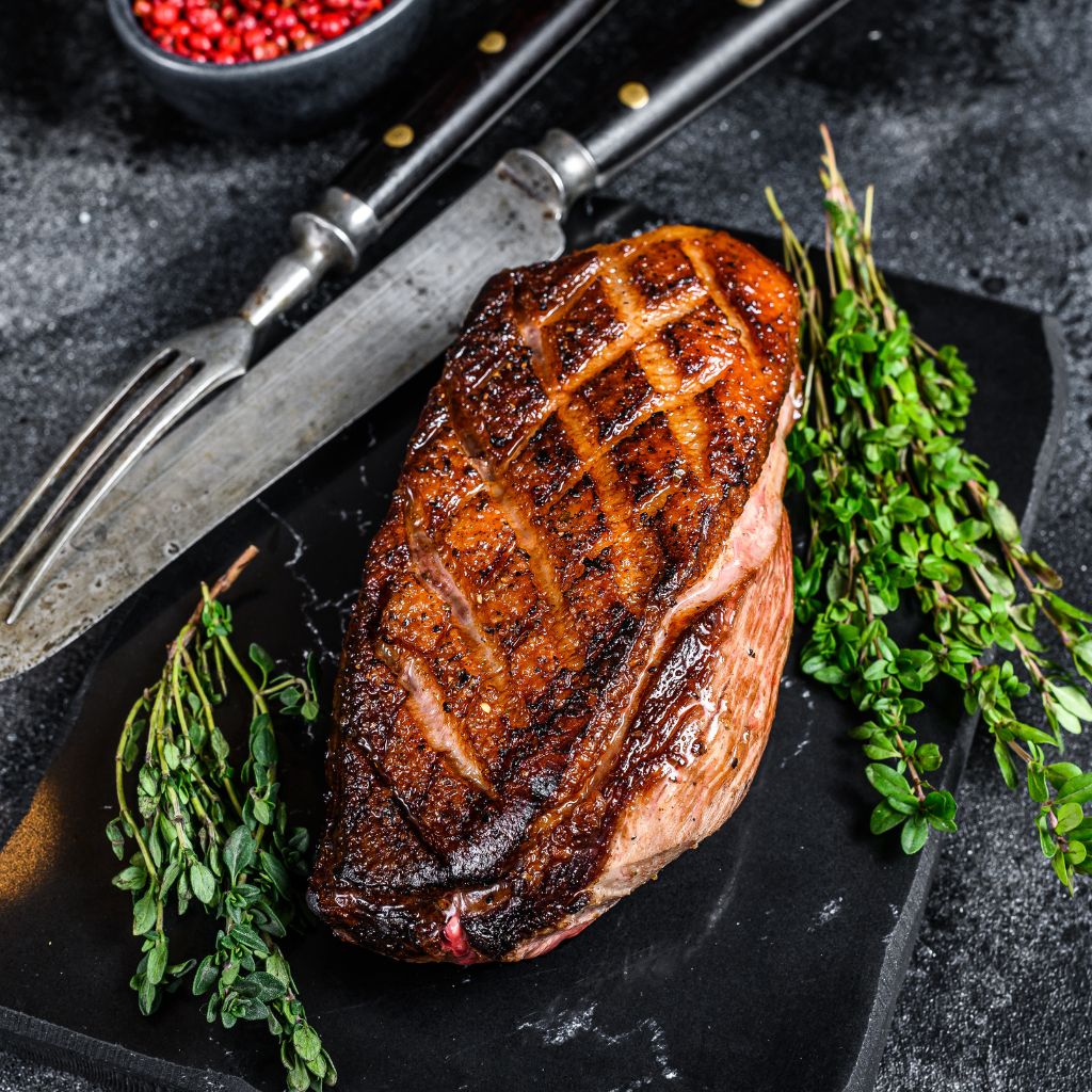 Andebryst i airfryer - Opskrift - Med trin for trin vejledning. Fås her.