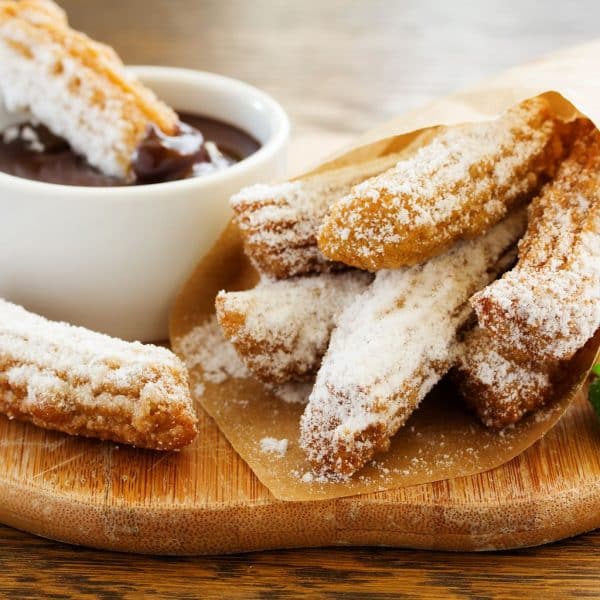 Churros i airfryer - Oppskrift - Med steg-for-steg-veiledning.
